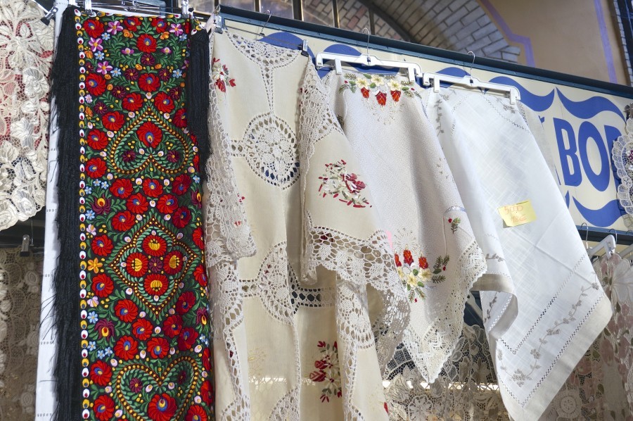 Traditional Hungarian Souvenirs at Budapest's Central Market Hall ...