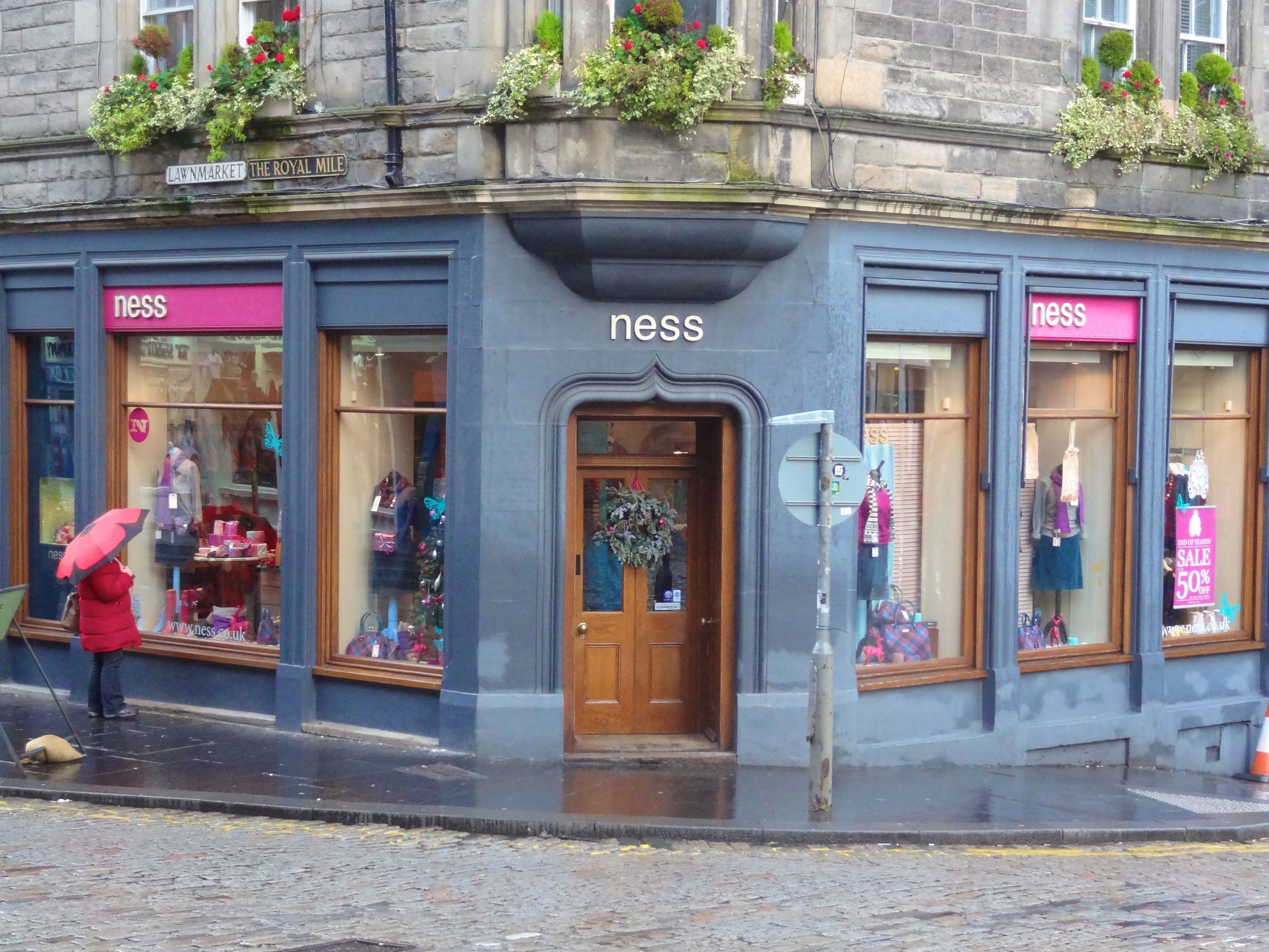 My Favorite Edinburgh Shop for Modern Tartans: Ness - Souvenir Finder